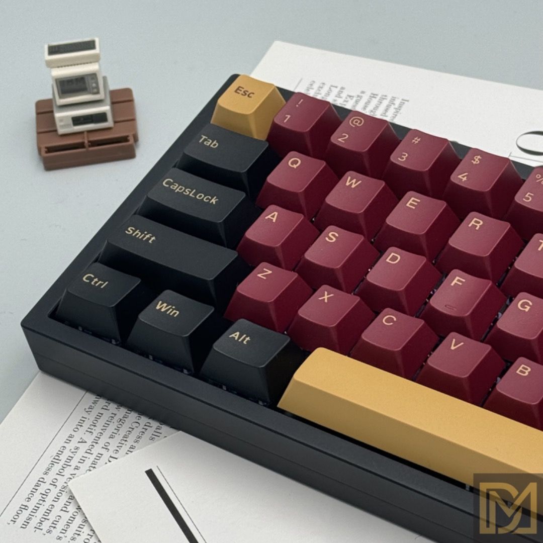 Red Samurai Keycap PBT Double Shot Cherry GMK Keycaps 168pcs RedSuns ...