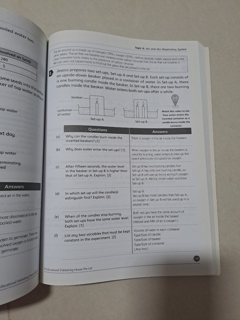 Science Experiment centered P5 and P6, Hobbies & Toys, Books ...