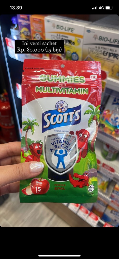 Scotts gummy, Makanan & Minuman, Minuman Tidak Beralkohol di Carousell