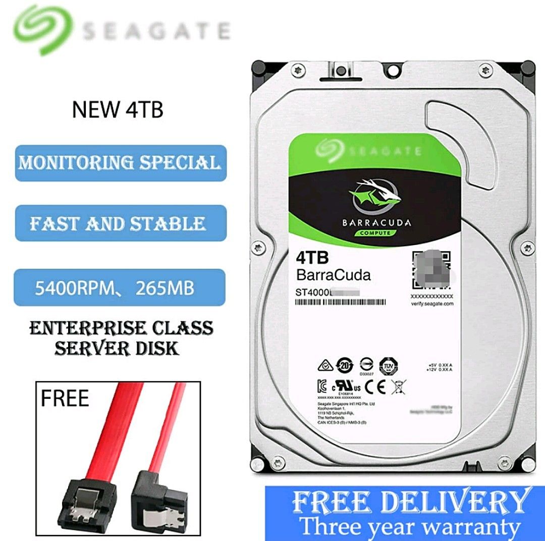 SEAGATE 3.5 DESKTOP HDD 1TB/4TB, Computers & Tech, Desktops on Carousell