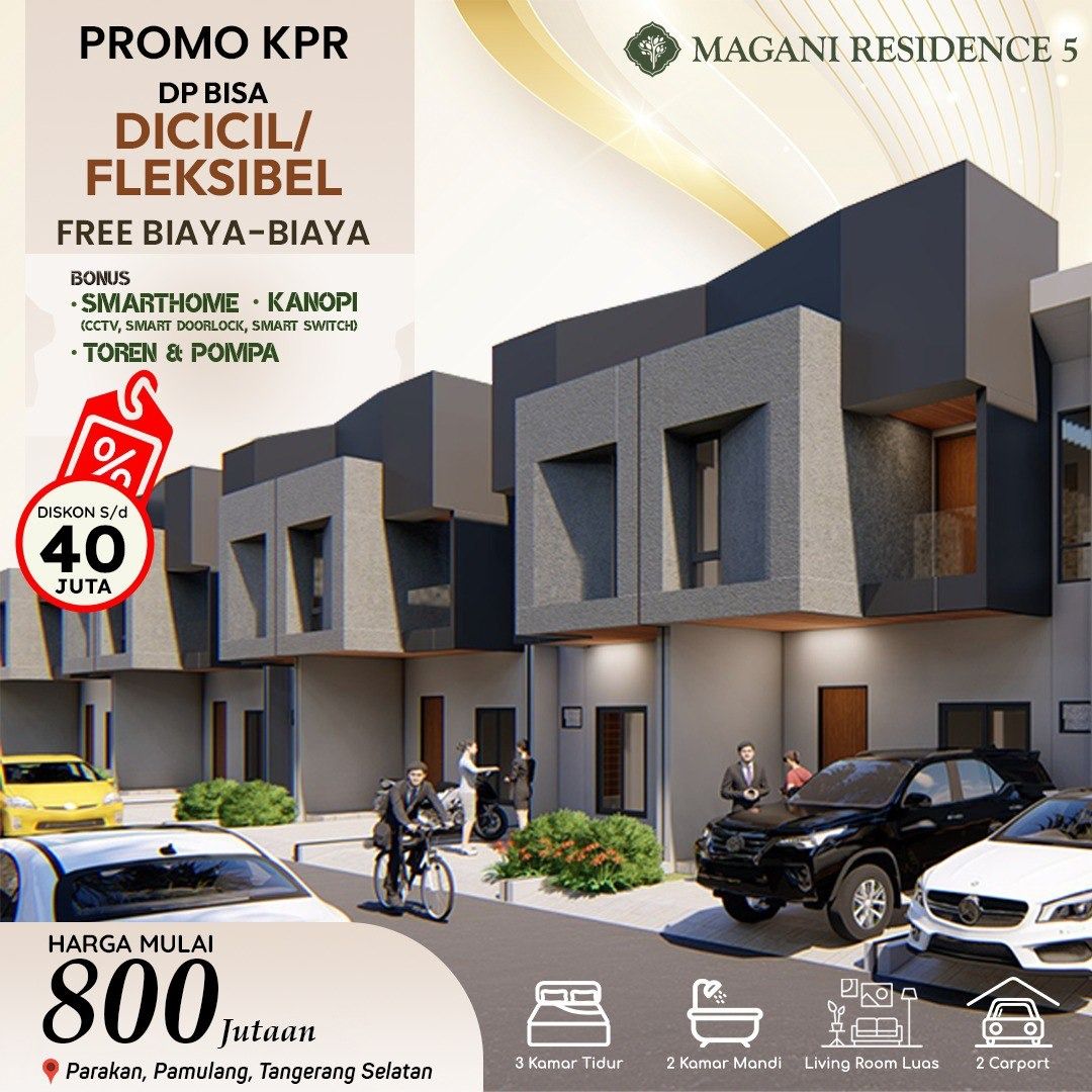 Sempurna untuk Keluarga: Rumah 2 Lantai di Tangerang Selatan dengan ...