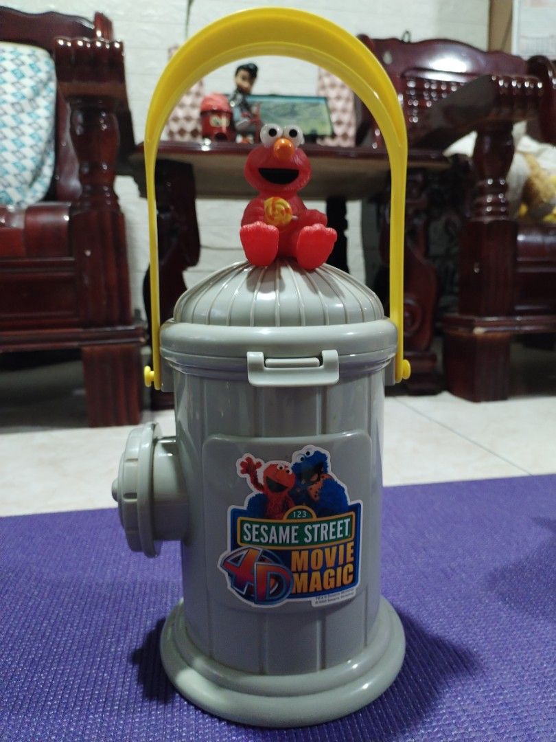 Sesame Street Popcorn Bucket, Hobbies & Toys, Toys & Games on Carousell