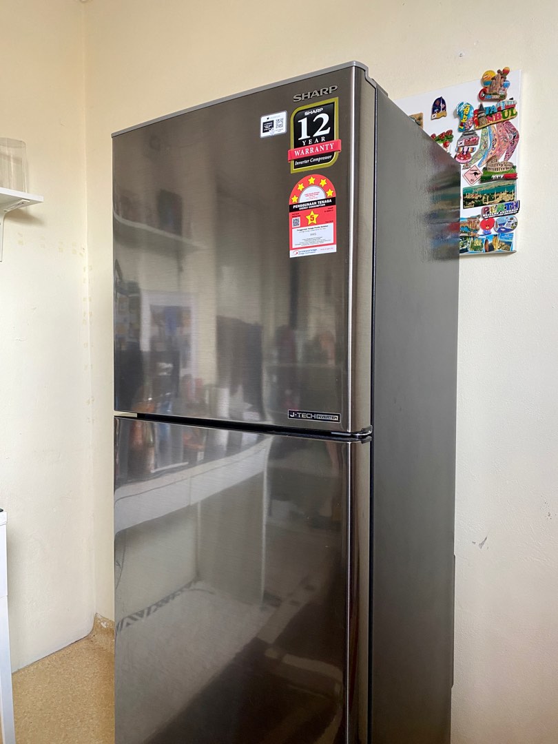 Sharp Fridge 280L Inverter (Waranty until 2028), TV & Home Appliances ...
