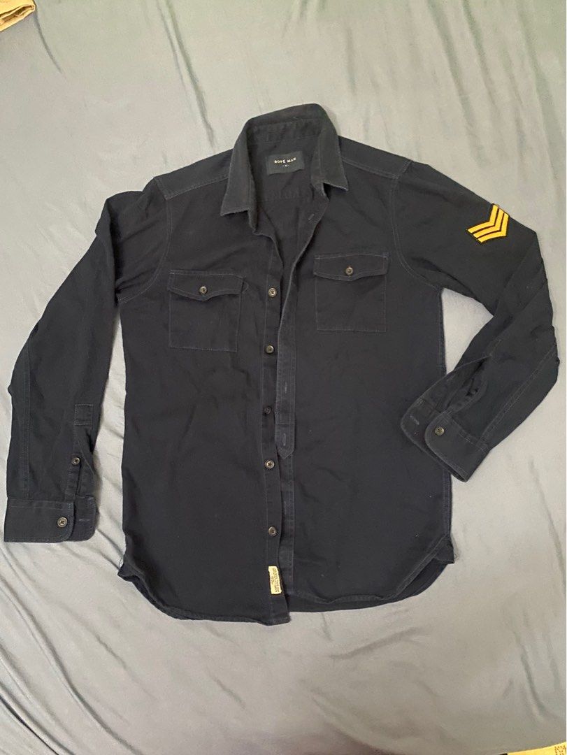 Shirt Rope Man, Men's Fashion, Tops & Sets, Formal Shirts on Carousell