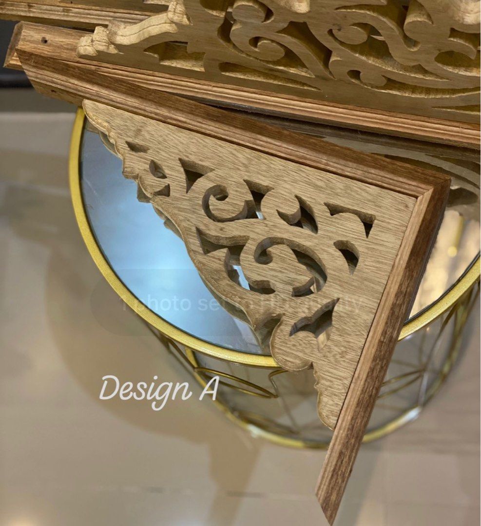 Siku Kluang / Panel Kerawang /Bracket / Sudut Kekisi Segitiga / Tetupai ...