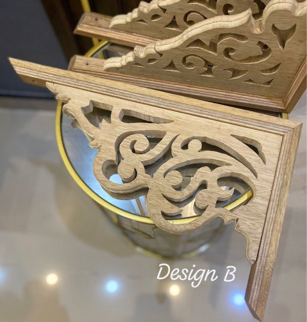 Siku Kluang / Panel Kerawang /Bracket / Sudut Kekisi Segitiga / Tetupai ...