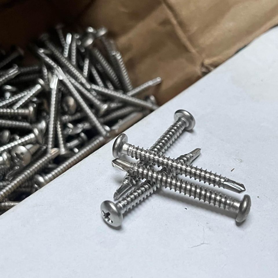 SS Tekspoint Panhead Metal Screw # 6, 8, 10, 12, 14 ALL SIZES ...