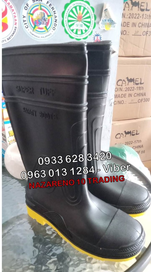 Super Tuff Safety Boots with Steel Toe, Commercial & Industrial ...