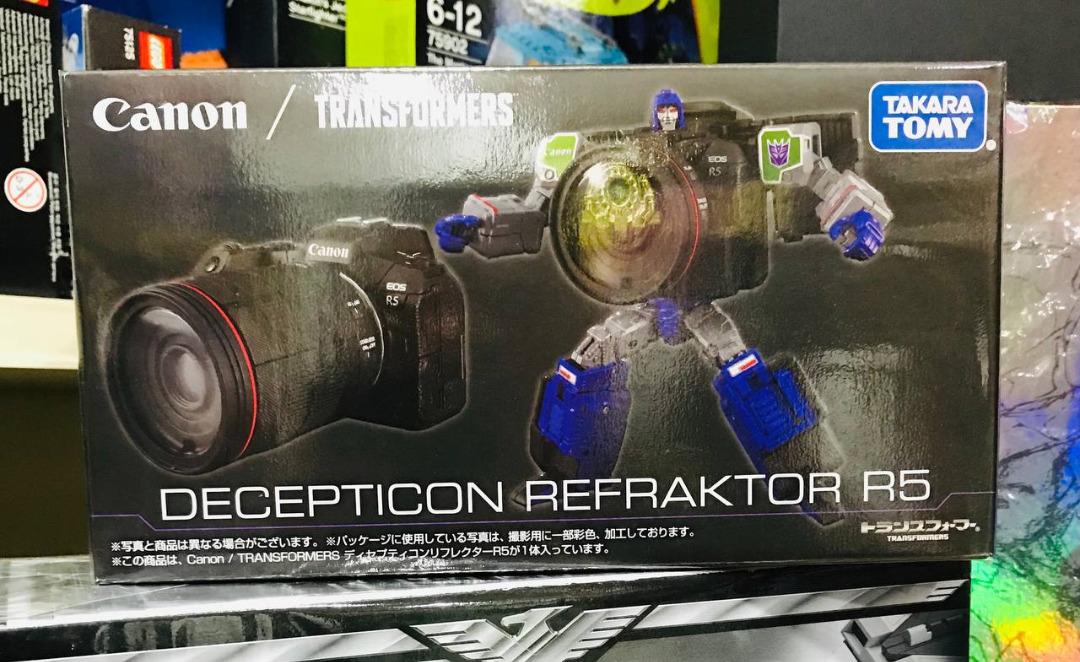 TAKARA TOMY TRANSFORMERS x CANON EOS CAMERA REFRAKTOR R5 NEMESIS PRIME ...