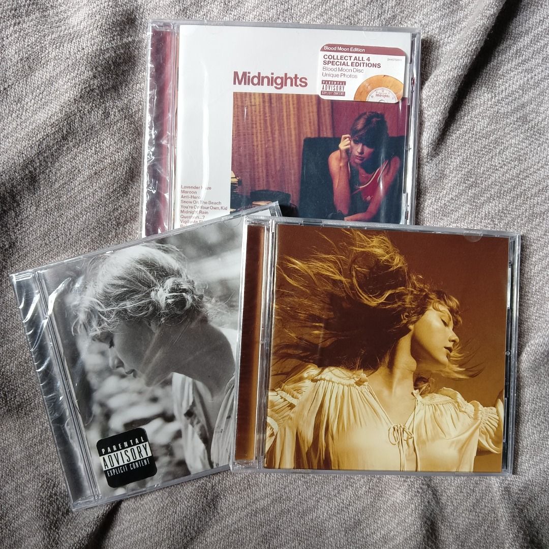 TAYLOR SWIFT BUNDLE, Hobbies & Toys, Music & Media, CDs & DVDs on Carousell