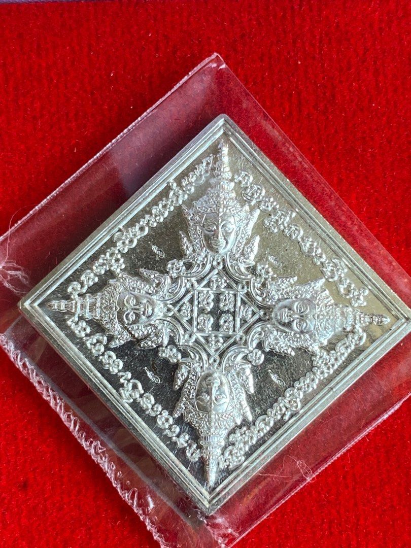 Thai Amulet - LP Chamnan Phra Phrom 2567 四面神 (四面佛)_ pure silver ...
