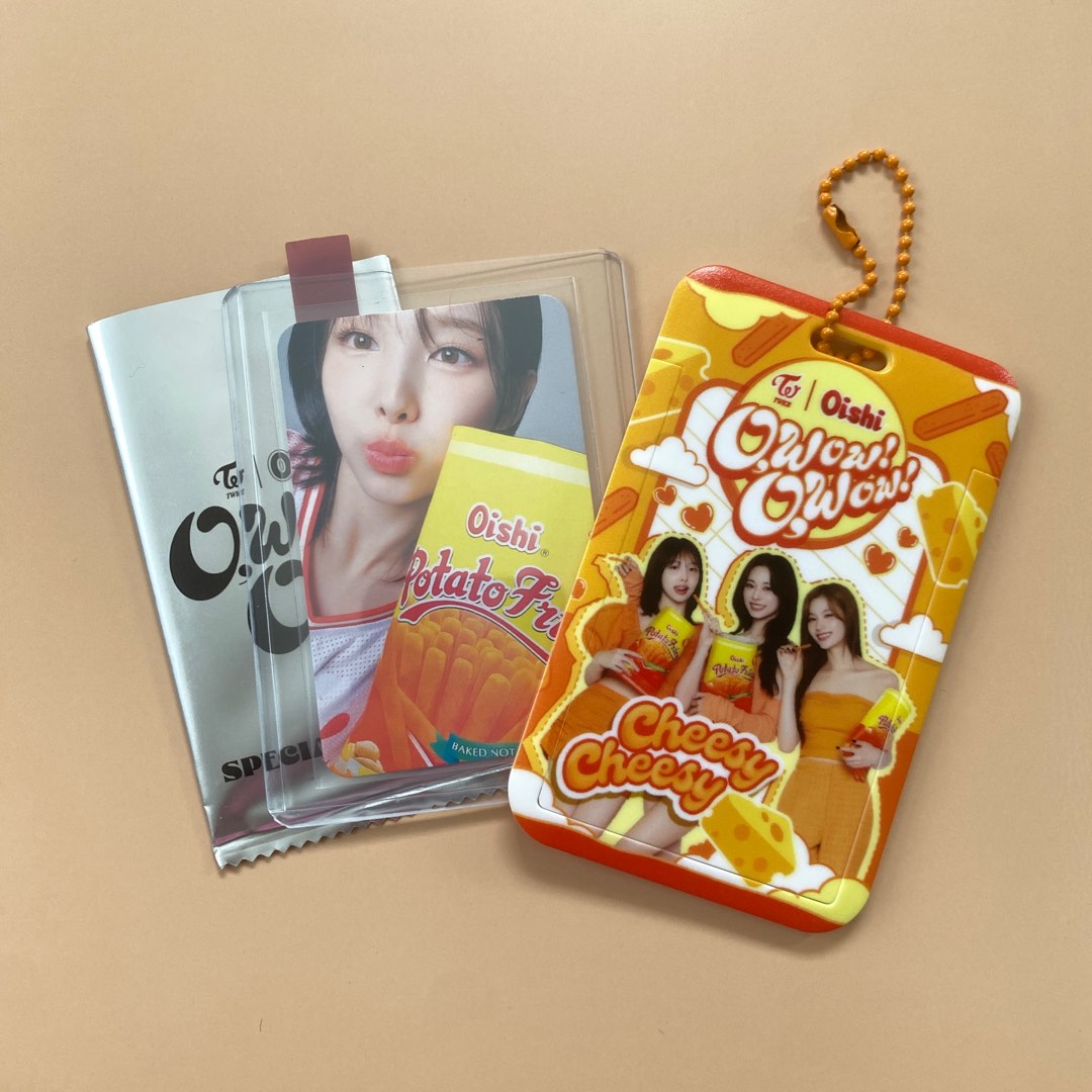 Twice Nayeon Oishi Special Edition PC + Cheesy Photocard Case, Hobbies & Toys, Memorabilia ...