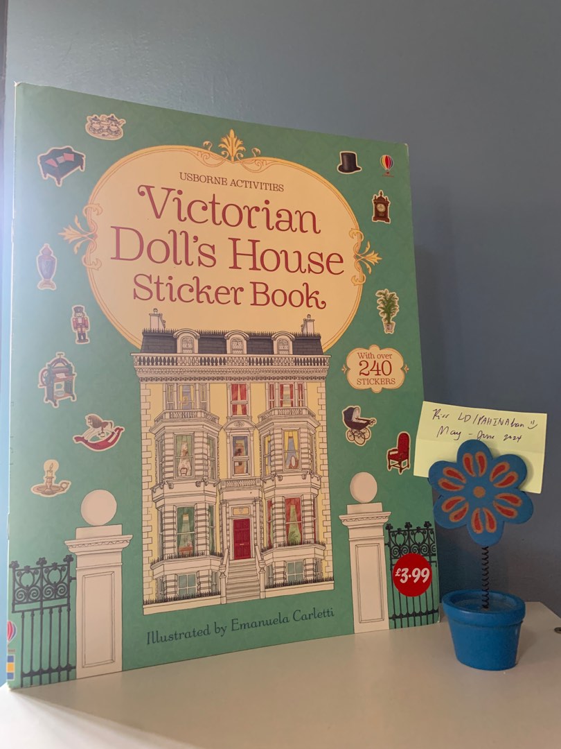 Usborne - Victorian Doll House Sticker Book, Hobbies & Toys, Books ...