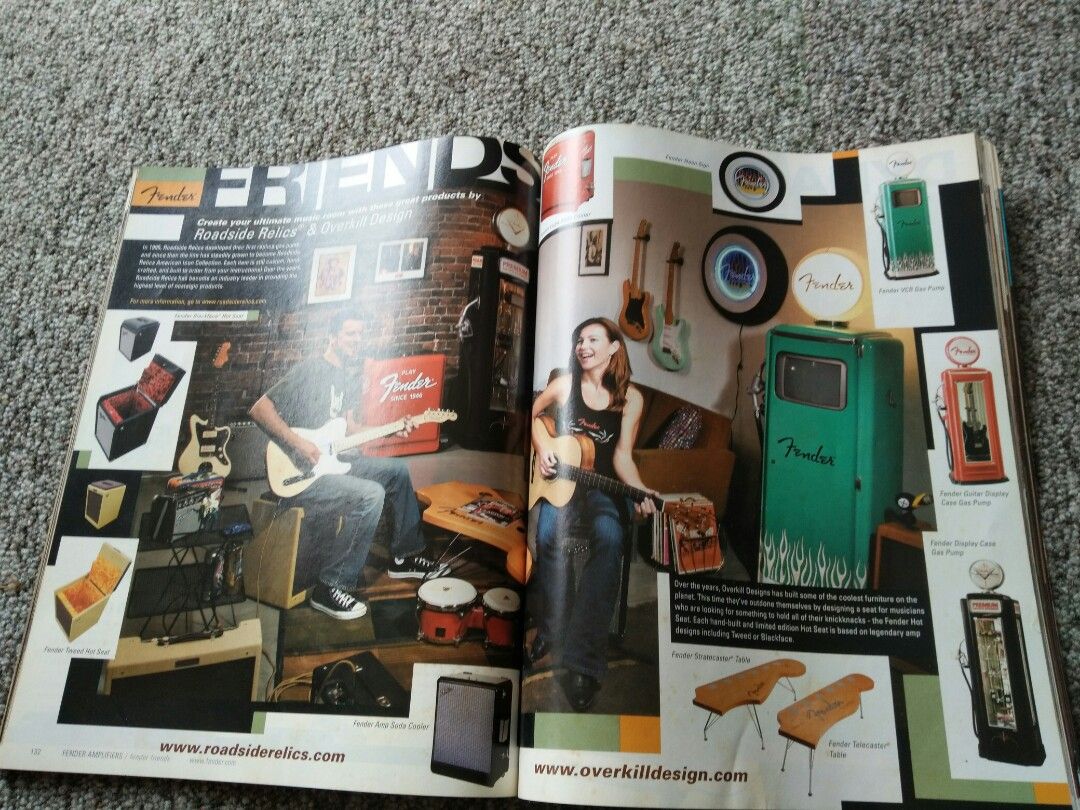 Vintage 2005 Fender Frontline 2005 guitar catalog, Hobbies & Toys ...