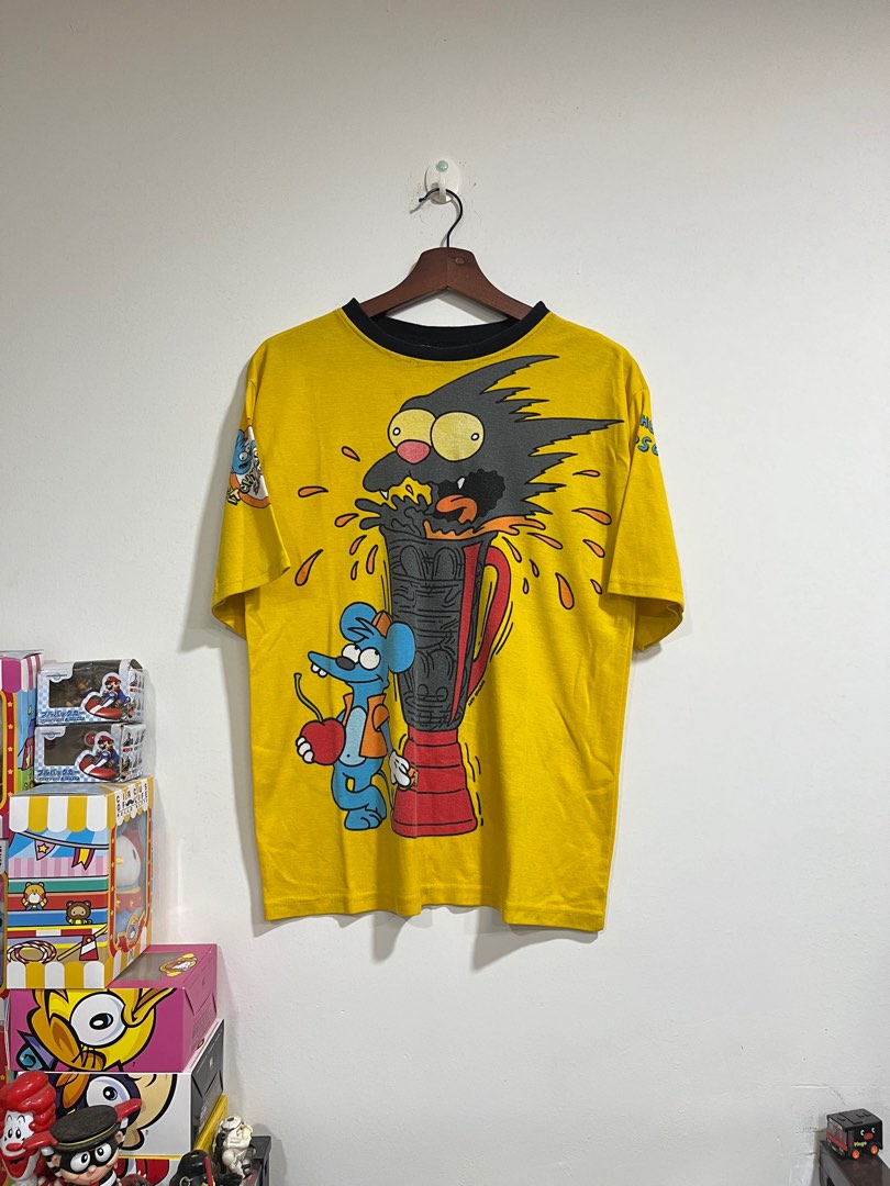 Vintage 90s the simpsons, Women's Fashion, Tops, Shirts on Carousell