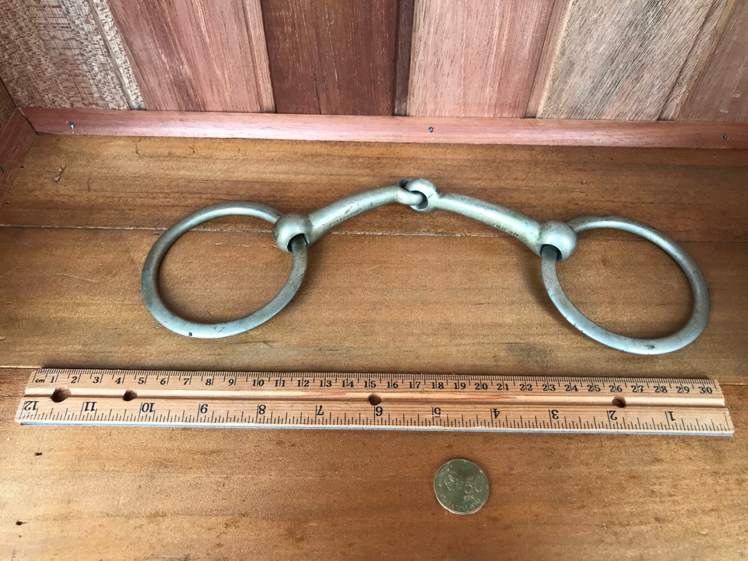 Vintage British Horse Riding Bit Nickel Silver Rofin, Hobbies & Toys ...