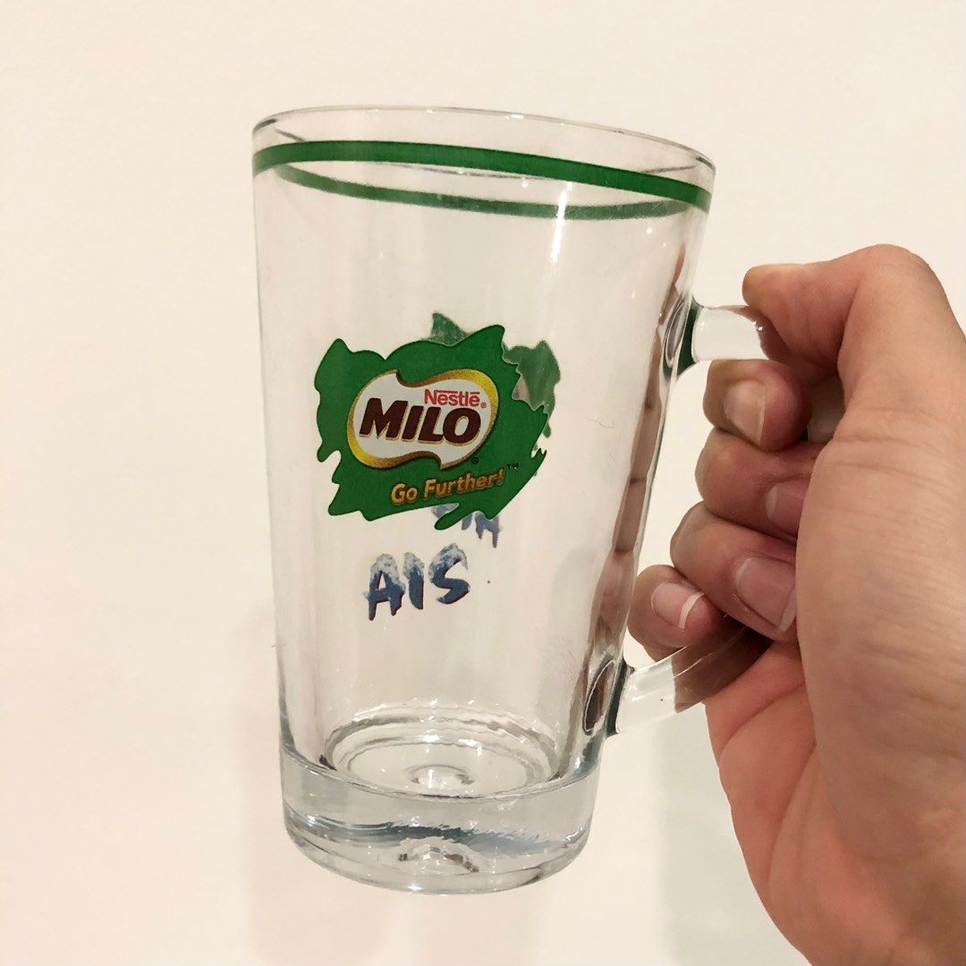 Vintage Milo Ais Glass Classic Cup Mug Nestle Go Further, Hobbies ...