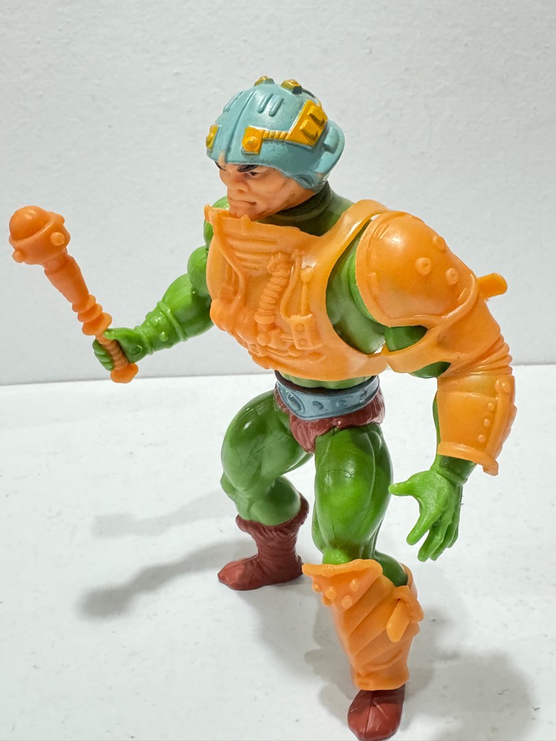 Vintage MOTU Man At Arms Complete Orig Accessories Made in Taiwan 1982 ...