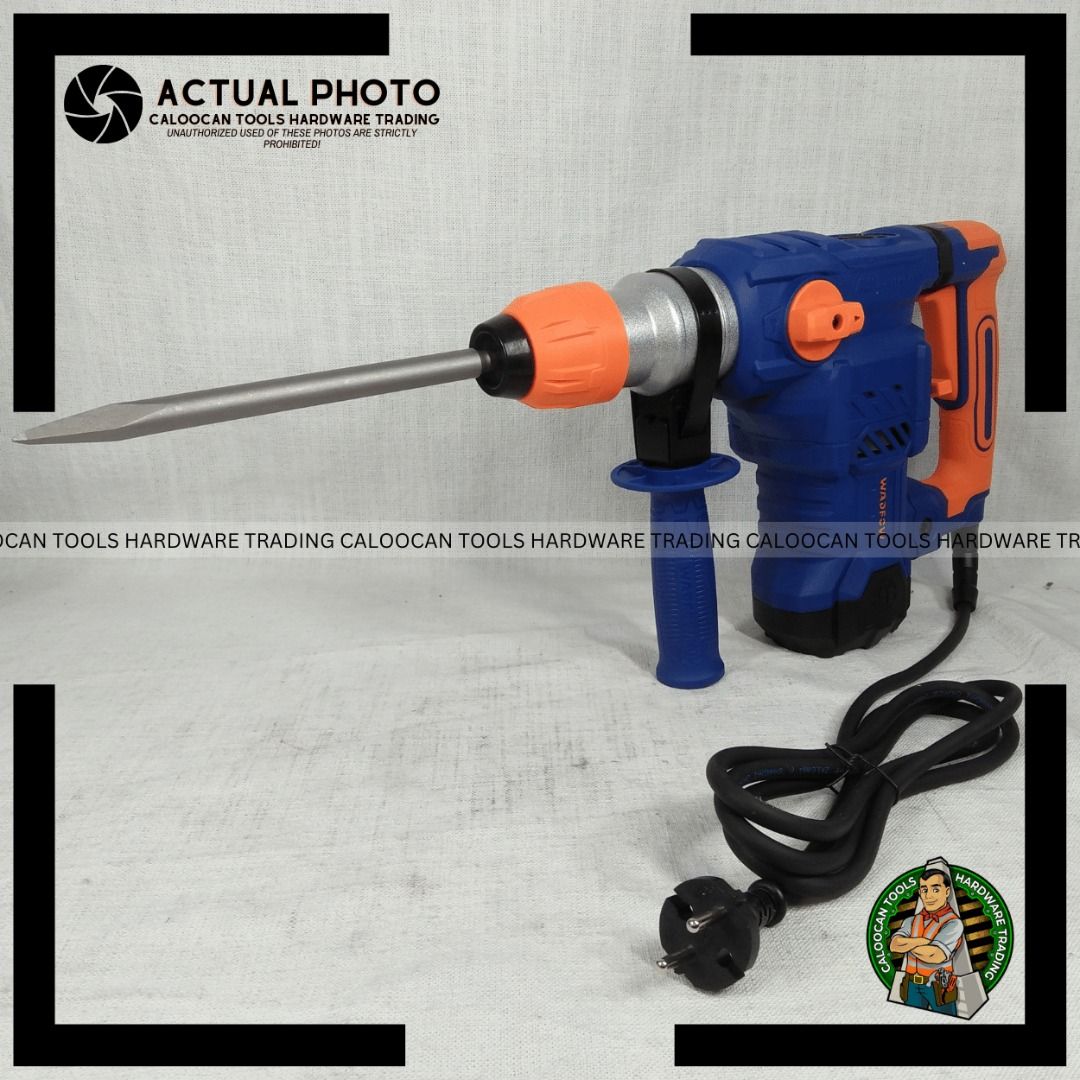Wadfow 1500W SDS Plus Rotary Hammer / Chipping Gun (WRH2D32 ...