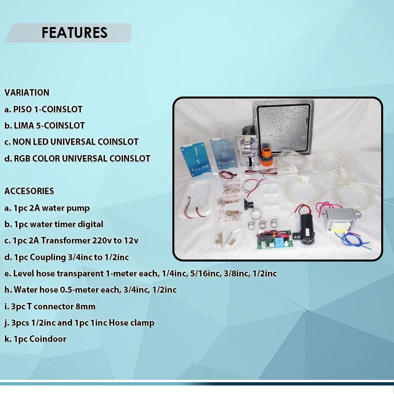 WATER VENDO KIT, AUTOMATIC TUBIG MACHINE, COMPLETE SET OF WATER VENDO ...