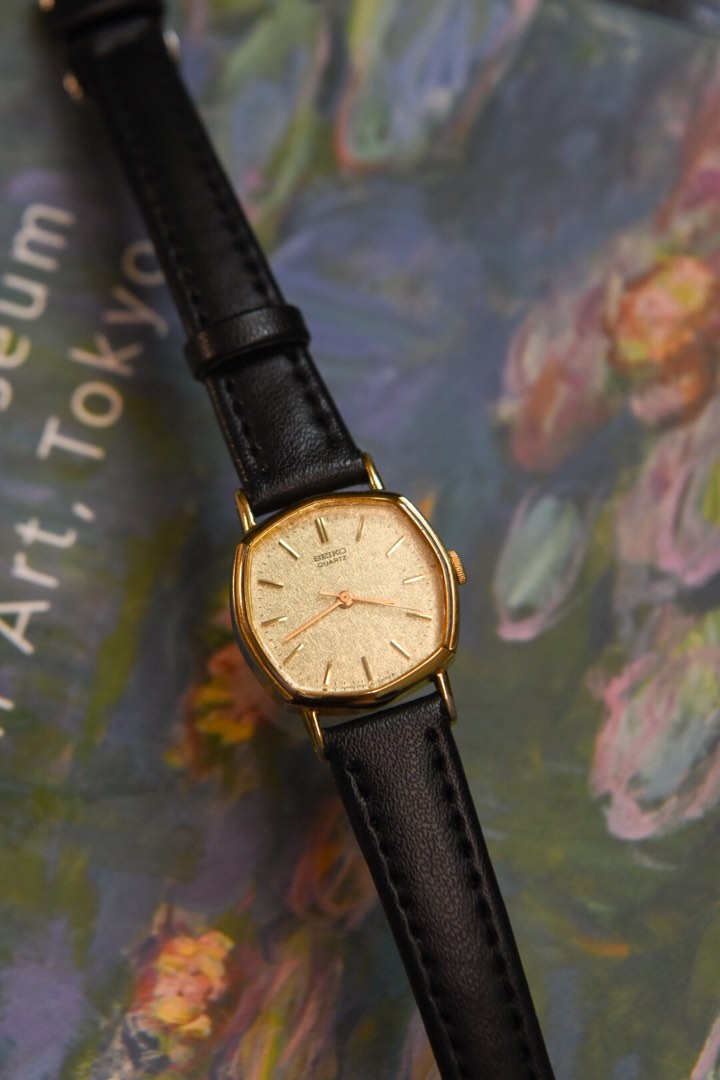 1981 Seiko Ladies Quartz not Cartier Casio Omega, Fesyen Wanita, Jam Tangan di Carousell