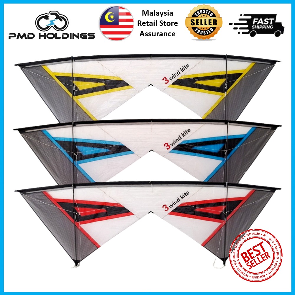 2.4m 3wind UL Quad Kite (Code : SF2), Sports Equipment, Sports & Games ...