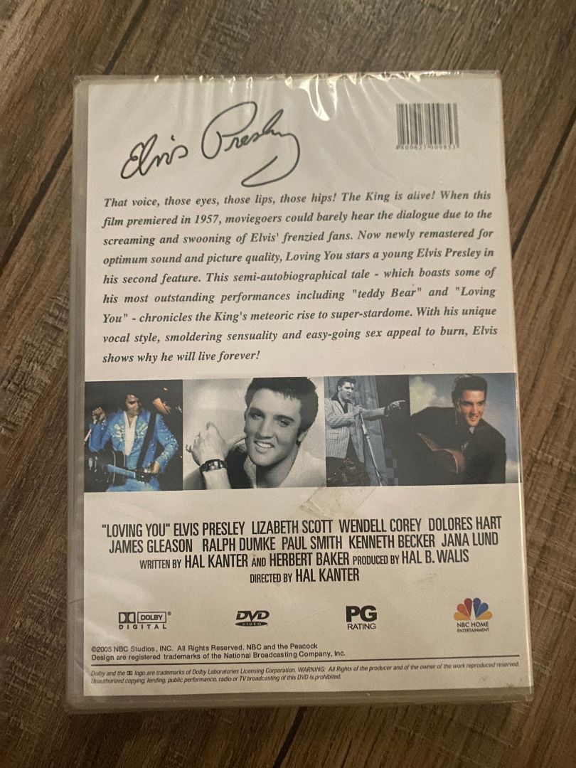[28] DVD elvis presley - loving you, Hobbies & Toys, Music & Media, CDs ...