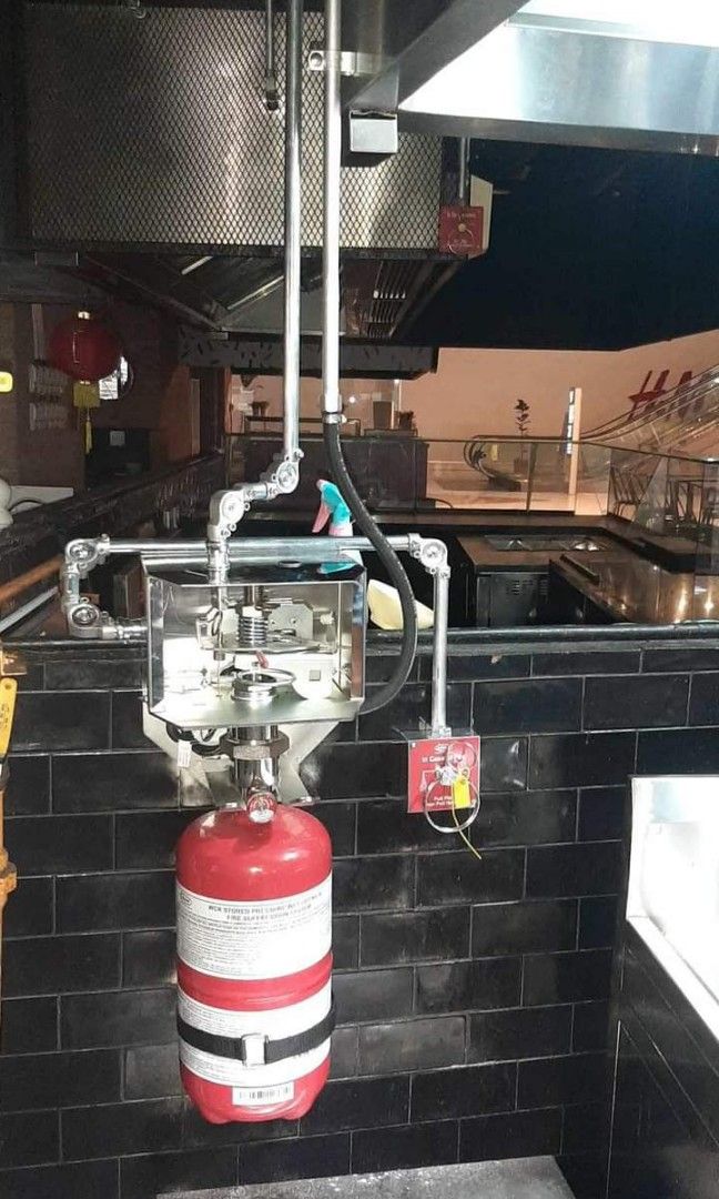 6Liters Kitchen Fire Suppression System Installation Complete Bfp ...