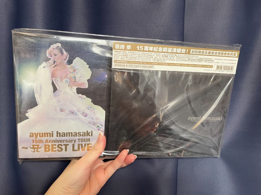 [台版/二手/絕版] 濱崎步 15周年紀念精選演唱會 2DVD+演唱會寫真書, 書籍、休閒與玩具, 樂器、音樂相關, CD、DVD在旋轉拍賣
