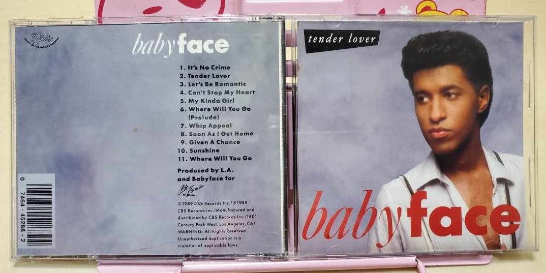 娃娃臉 溫柔的愛人 美版 新力音樂 Babyface Tender Lover, 書籍、休閒與玩具, 樂器、音樂相關, CD、DVD在旋轉拍賣