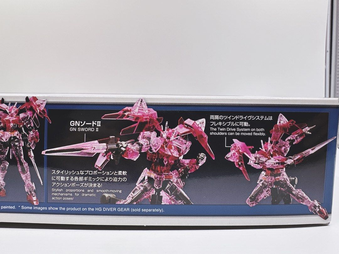 高達模型 HG THE GUNDAM BASE LIMITED GUNDAM 00 DIVER [TRANS-AM CLEAR] BUILD ...
