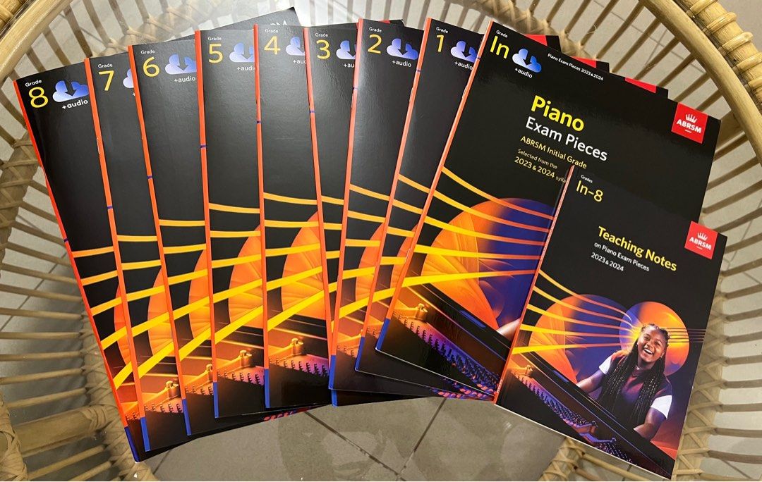 Abrsm Piano Exam Pieces 2023-2024 Grade (Initial-8), Hobbies & Toys ...