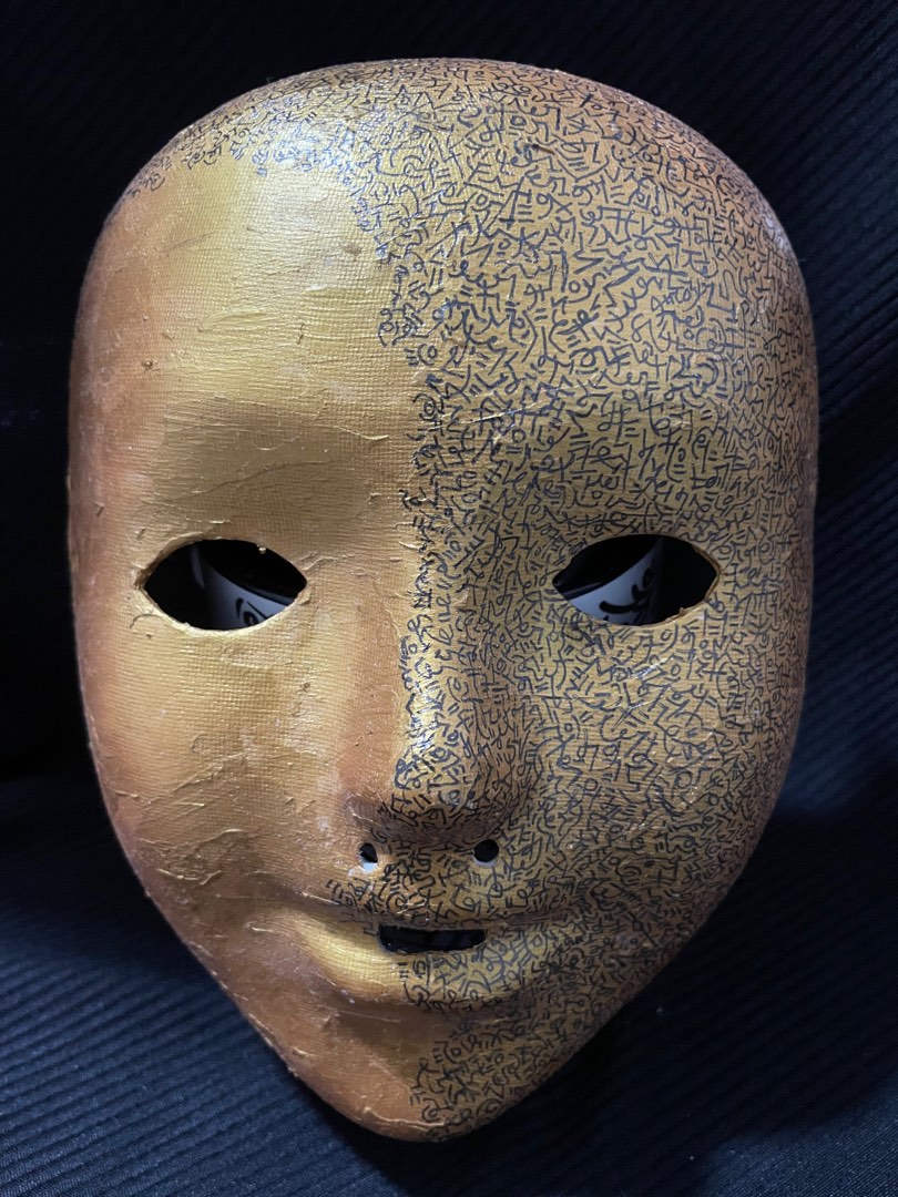 Abstract Art Mask, Hobbies & Toys, Stationery & Craft, Art & Prints on ...