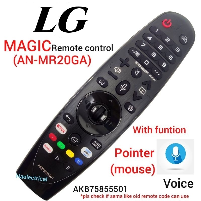AN-MR20GA LG Magic Smart TV Remote Control With Pointer & Voice Funtion ...