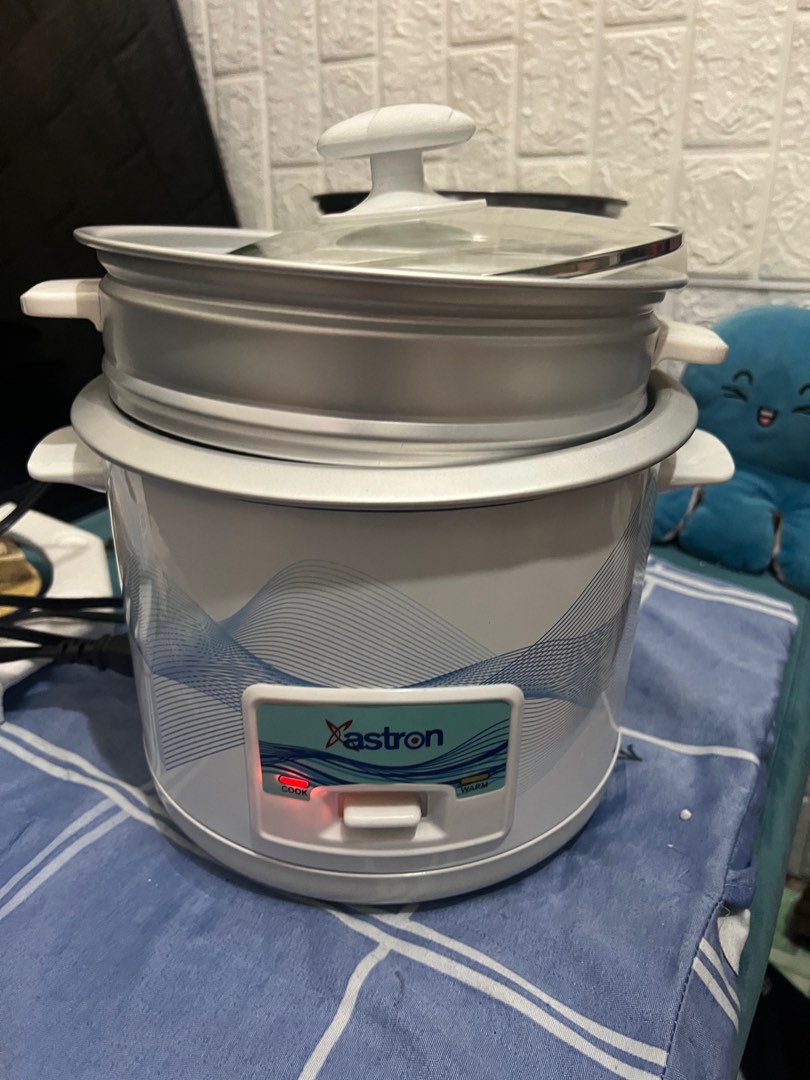 ASTRON 1.8L rice cooker with Steamer, TV & Home Appliances, Kitchen ...