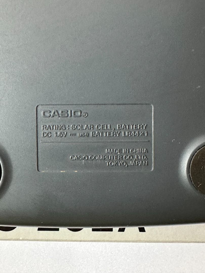 Casio JS-20TV 12 Digits Tax and Ordinary Calculator (Two Way Powered ...