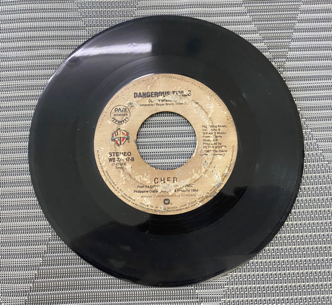 Cher And Peter Cetera – After All / Dangerous Times - Philippines ...