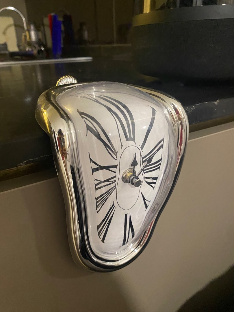Designer Salvador Dalí style Clock, Furniture & Home Living, Home Decor ...