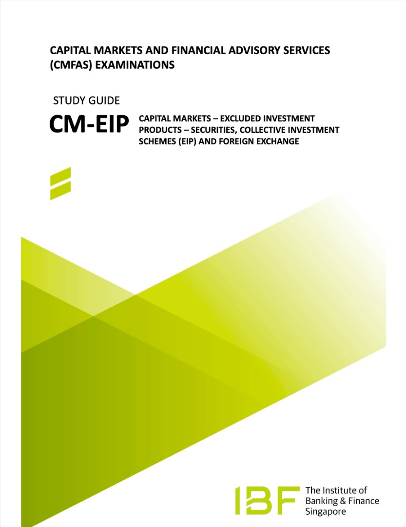 CMFAS EIP Summary Notes + Mock Papers, Hobbies & Toys, Books ...