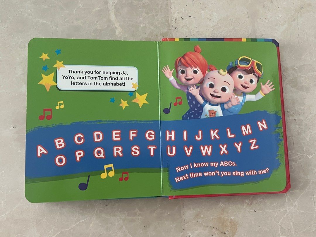 Cocomelon ABC alphabet buku anak, Buku & Alat Tulis, Buku Anak-Anak di ...