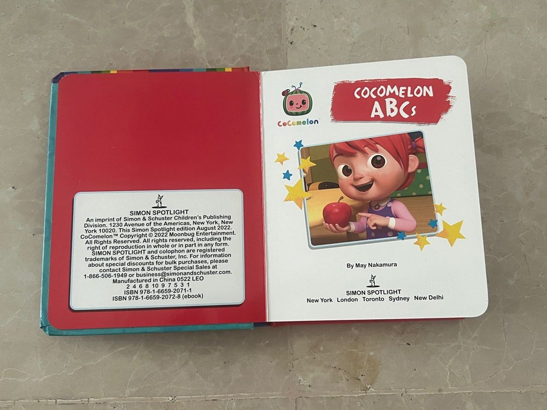 Cocomelon ABC alphabet buku anak, Buku & Alat Tulis, Buku Anak-Anak di ...