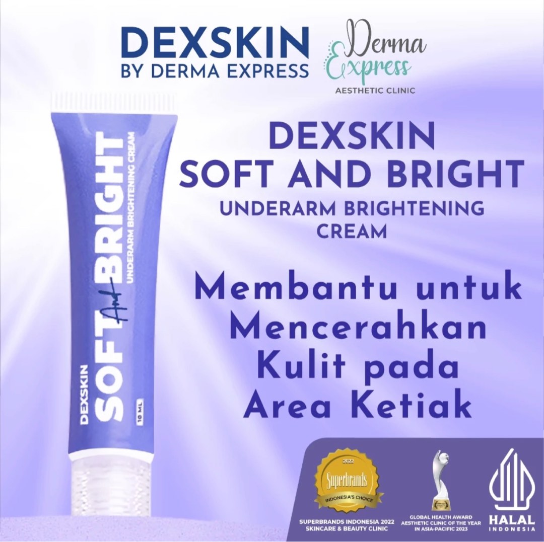 (cream ketiak) DERMA EXPRESS Dex Skin Soft & Bright Underarm ...