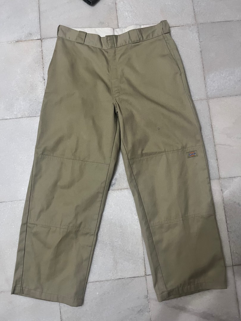 Dickies double knee pants, Men's Fashion, Bottoms, Trousers on Carousell