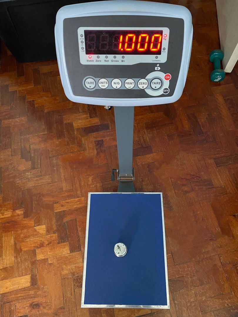 Digital Platform Scale 60kg, Health & Nutrition, Health Monitors ...