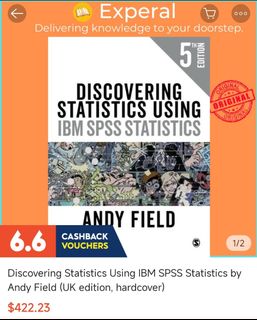 Discovering Statistics Using IBM SPSS Statistics - Andy Field, Hobbies ...