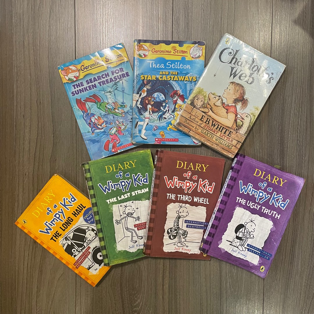 English Children’s Books for Silent Reading (Charlotte’s Web, Geronimo ...
