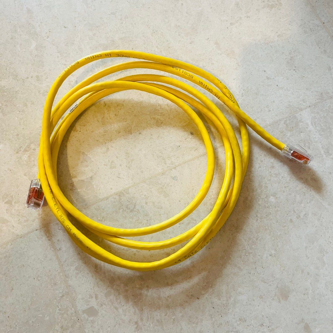 Ethernet cable / Ethernet wire / Telephone line wire / RJ11 Port Cable ...