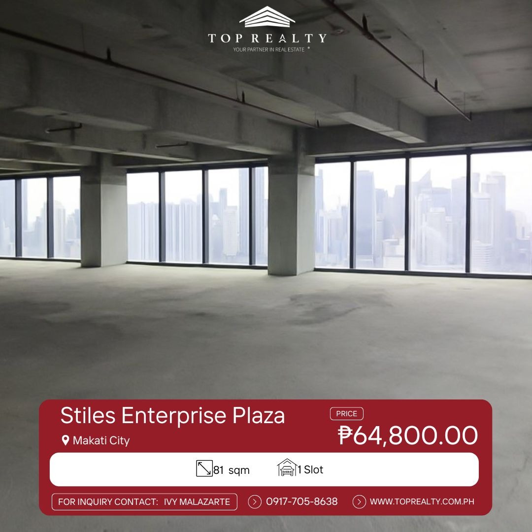 For Rent: Commercial in Makati City at Stiles Enterprise Plaza ...