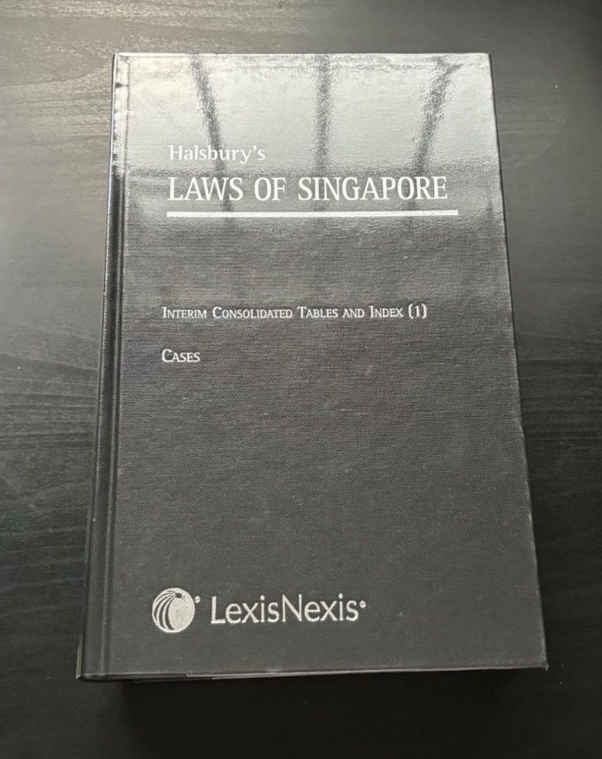 Halsbury's LAWS OF SINGAPORE, Hobbies & Toys, Books & Magazines ...