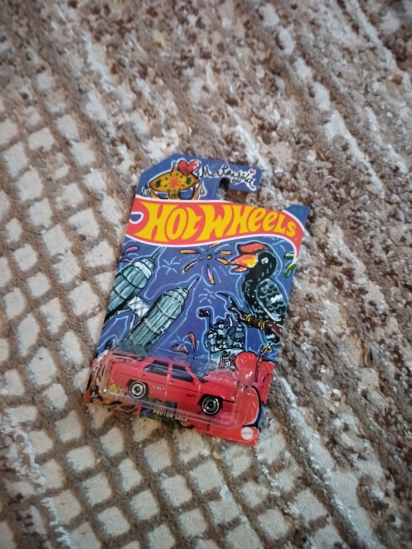 Hotwheels Proton Saga Burung, Hobbies & Toys, Toys & Games on Carousell